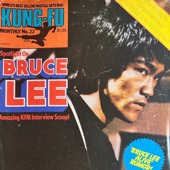 Accents | Bruce Lee Oversized Poster Interview Articles Kungfu Monthly ...